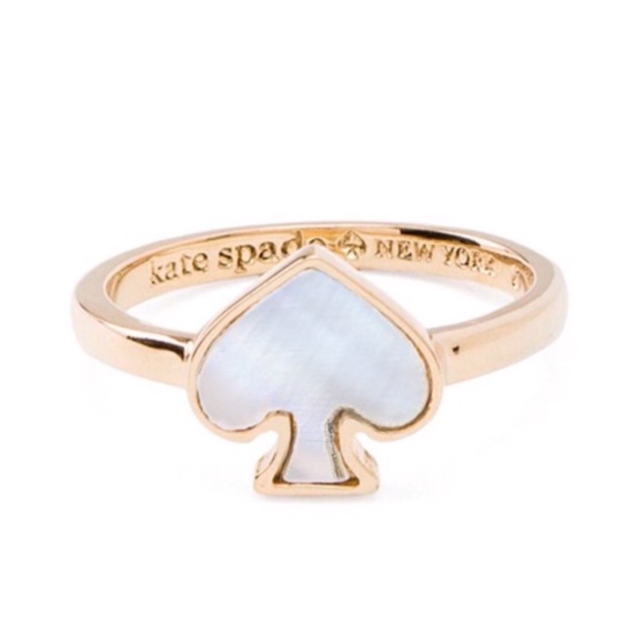 kate spade | Jewelry | Kate Spade Signature Mini Spade Ring | Poshmark